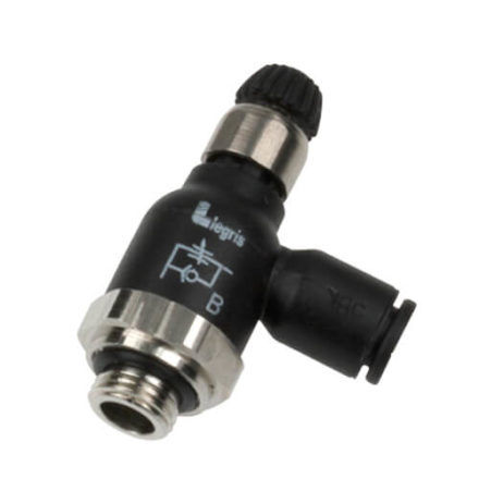 7061 06 13 Legris Compact Flow Regulator D6 Thre Ad 1/4"Bspp Exter Sc ...