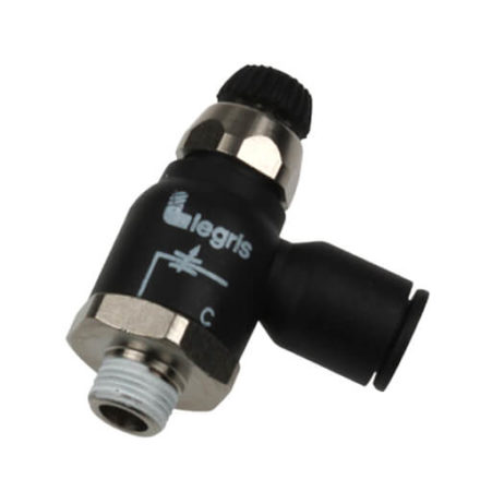 7067 04 10 Legris Compact Flow Regulator Bi-Dire Ct 4Mmx1/8" Bspt (10 ...